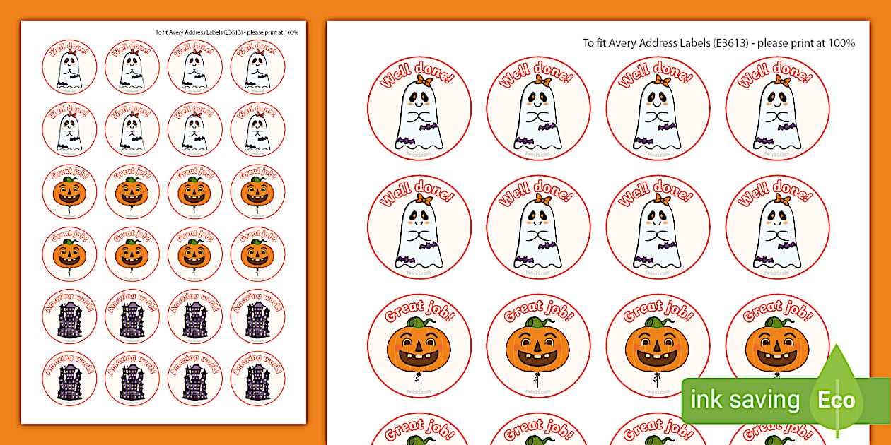 Halloween Reward Stickers (teacher made) - Twinkl