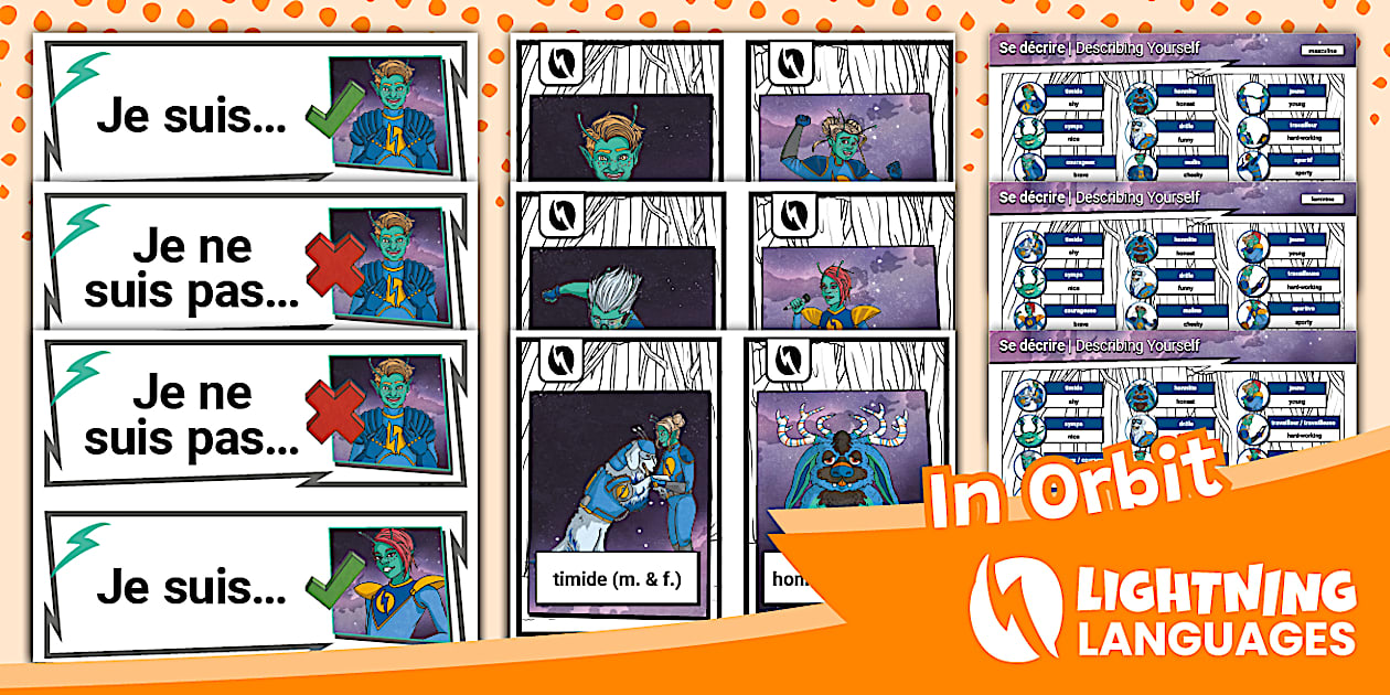 👉 French Describing Yourself Teaching Pack