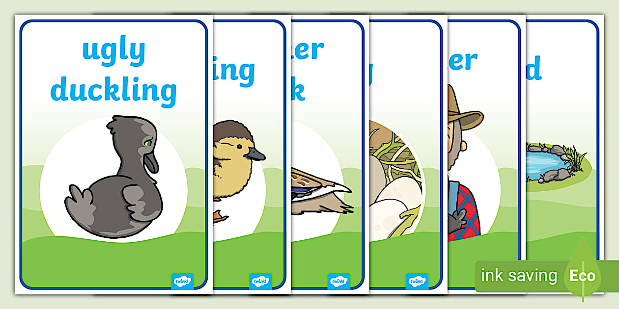 The Ugly Duckling Display Posters - Twinkl