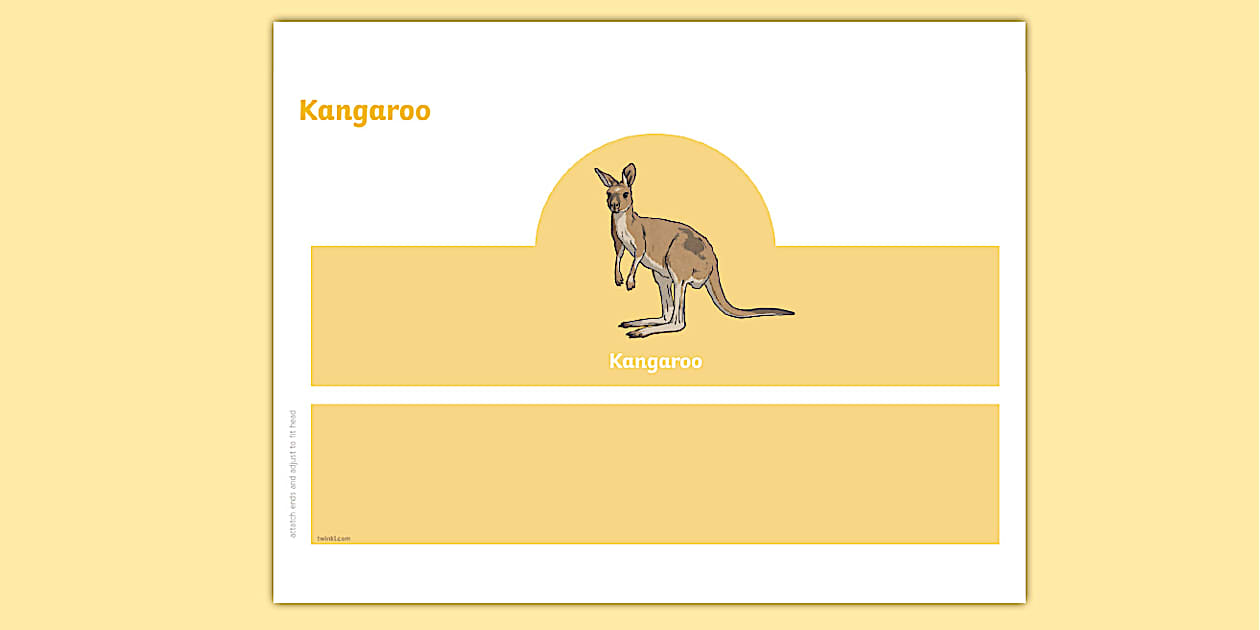 Kangaroo Role Play Headbands (Teacher-Made) - Twinkl
