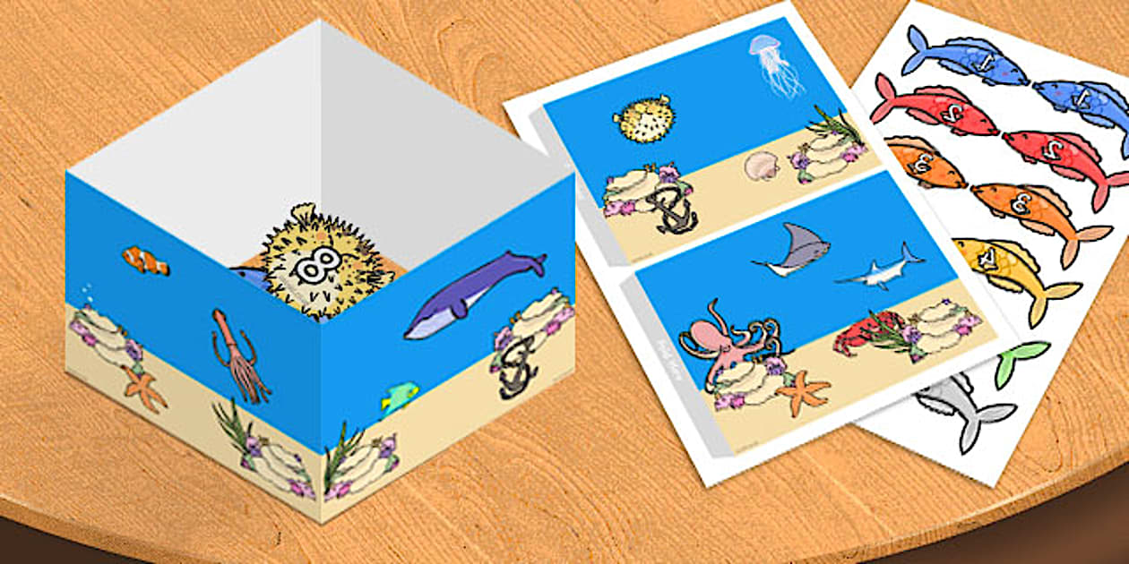 Get top marks for maths with this fishing activity - Twinkl