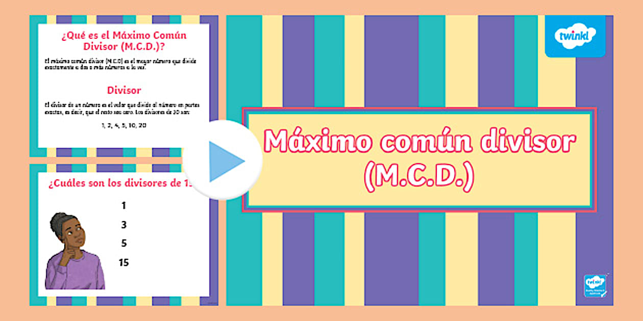 PowerPoint: Máximo común divisor - Twinkl