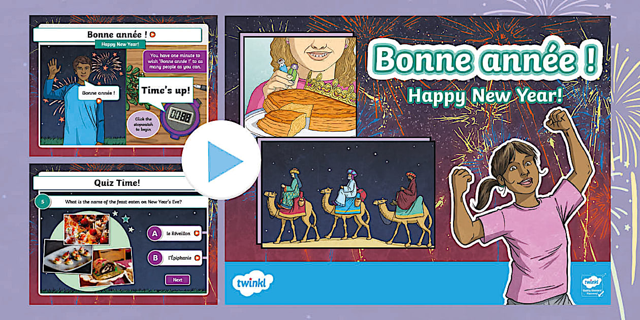 👉 French Happy New Year PowerPoint (teacher made)