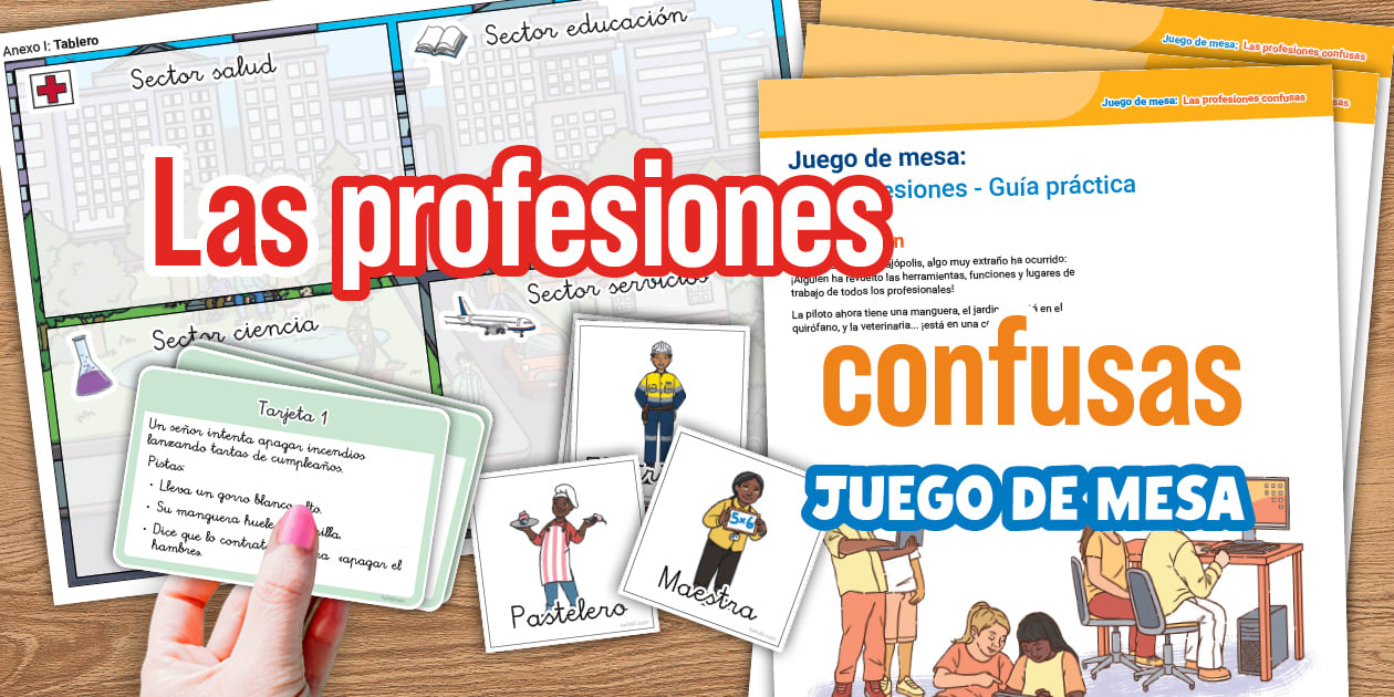 Juego de mesa: Las profesiones confusas