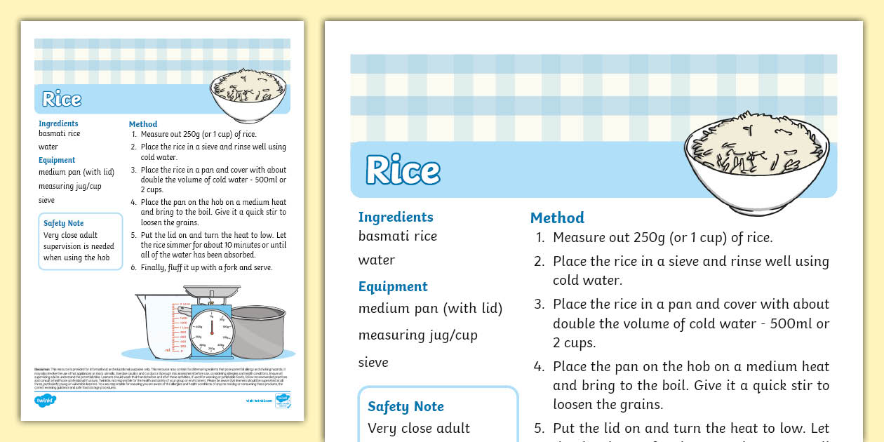 Global Food Rice Recipe