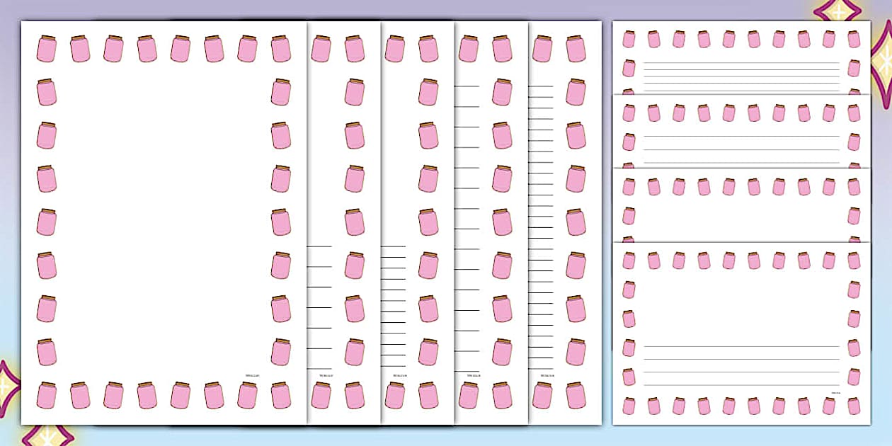 Magic Jar Page Border Pack (teacher made) - Twinkl