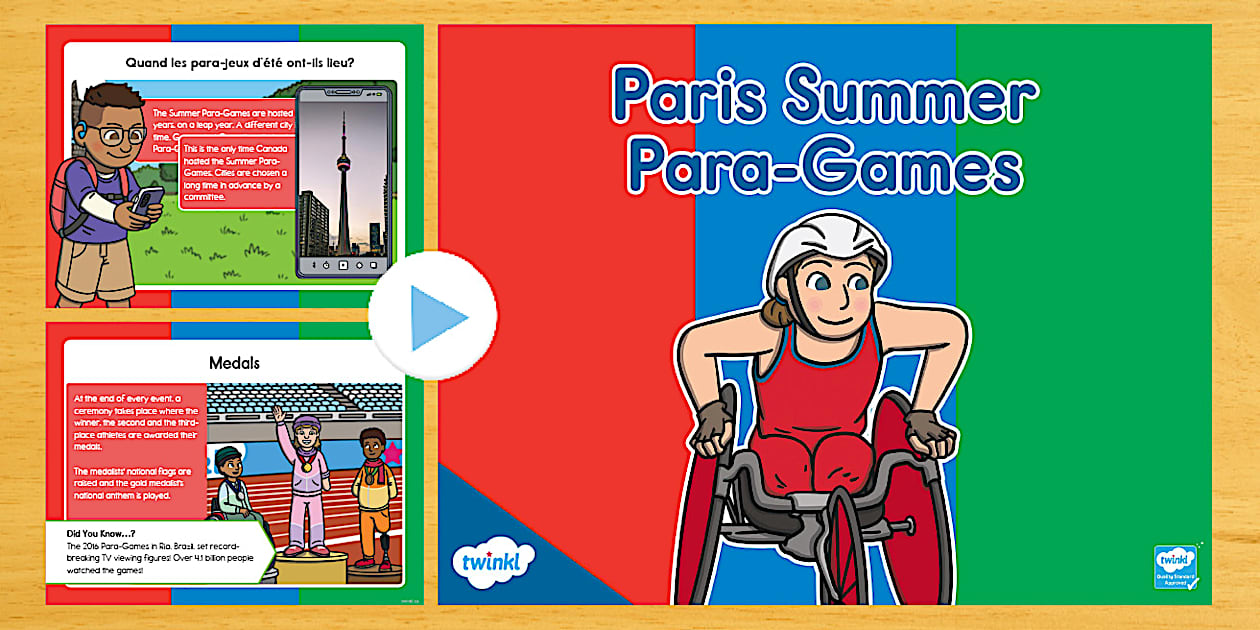 Summer Para-Games Information PPT Canada Primary