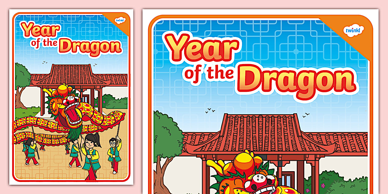 Year of the Dragon Display Poster - Twinkl