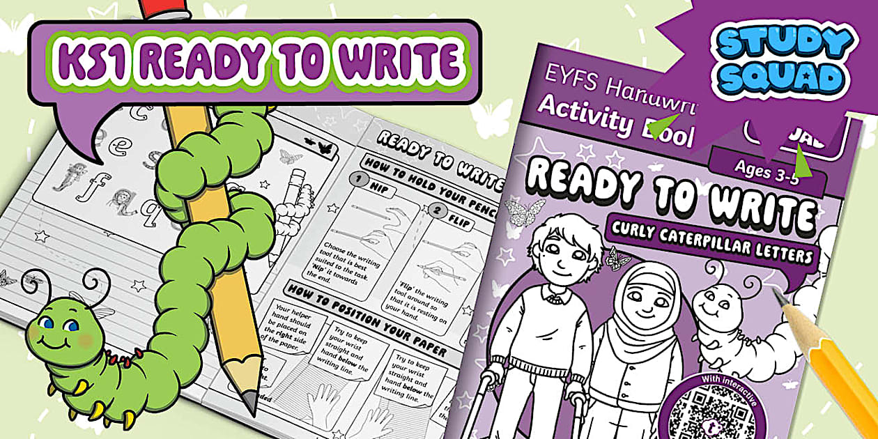 KS1 Curly Caterpillar Family Handwriting Workbook