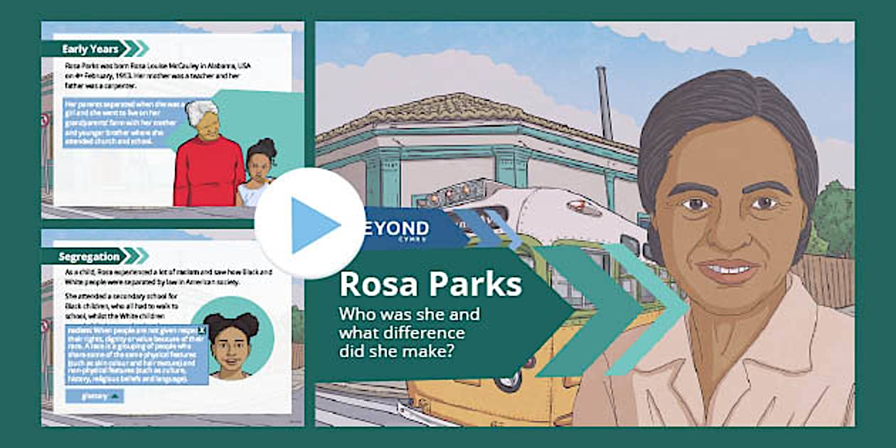 Beyond Cymru: Rosa Parks Presentation (teacher made)