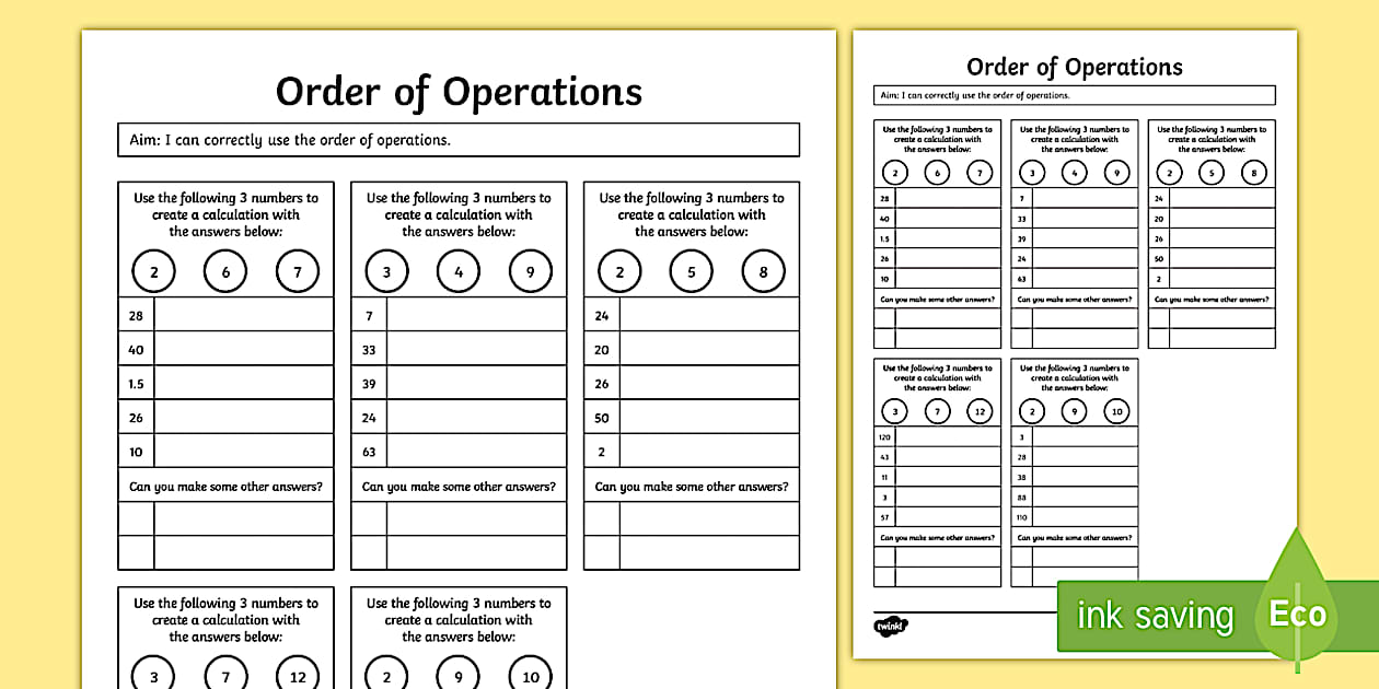 BIDMAS Order of Operations | KS3 Maths | Beyond - Twinkl