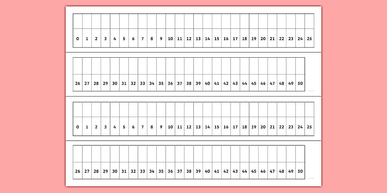 Editable Number Track 0-20 (teacher made) - Twinkl