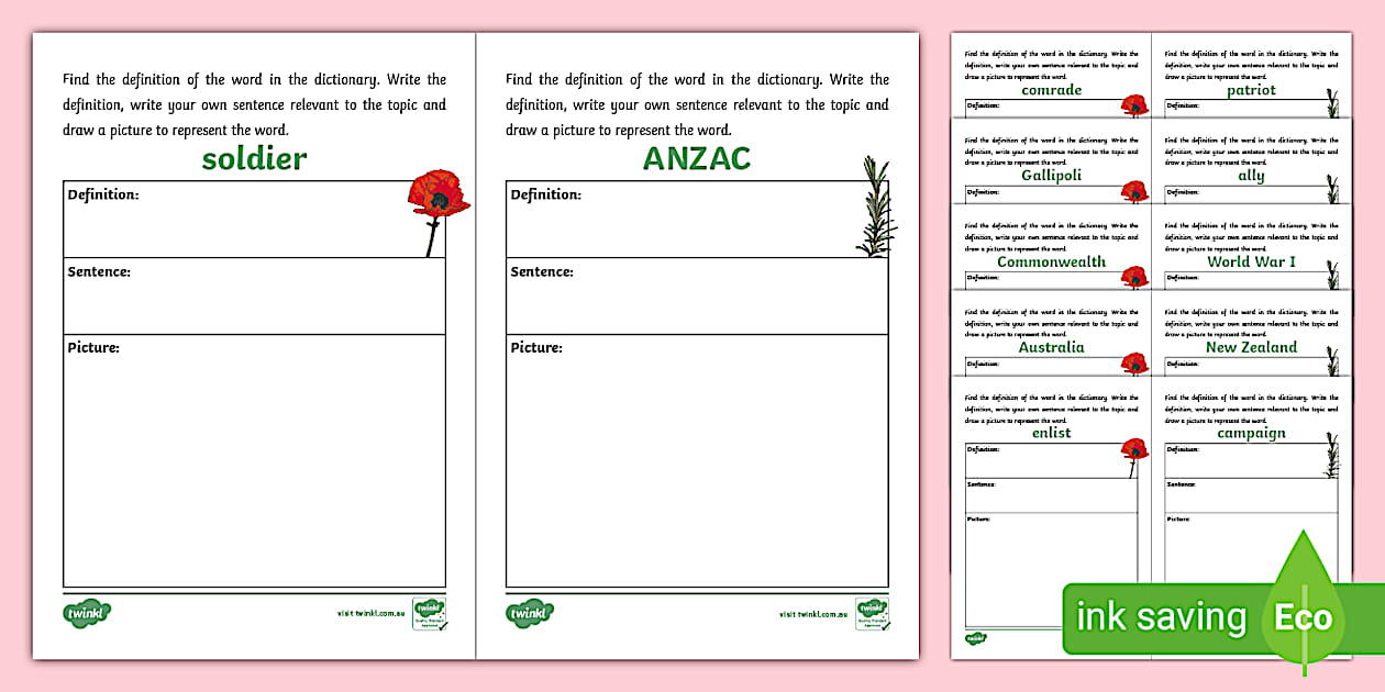 vocabulary, spelling, subject specific vocabulary, word classes,Australia,