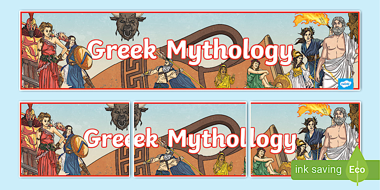 Greek Mythology Display Banner | Ancient Greece - Twinkl