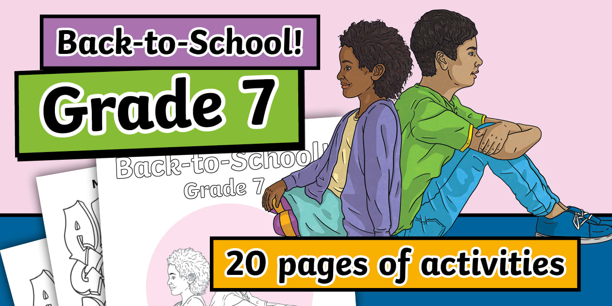 * NEW * Grade 7 Back-to-School Activity Booklet - Twinkl