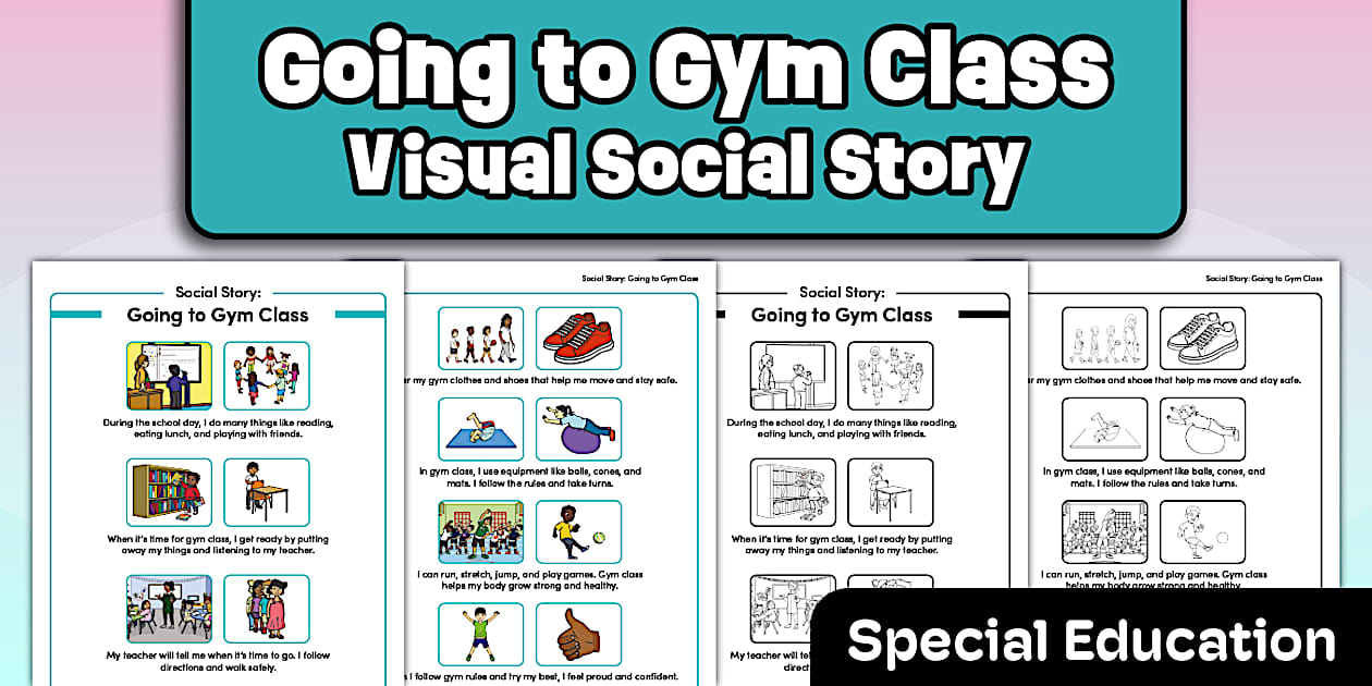 Social Stories for Special Education | Going to Gym Class