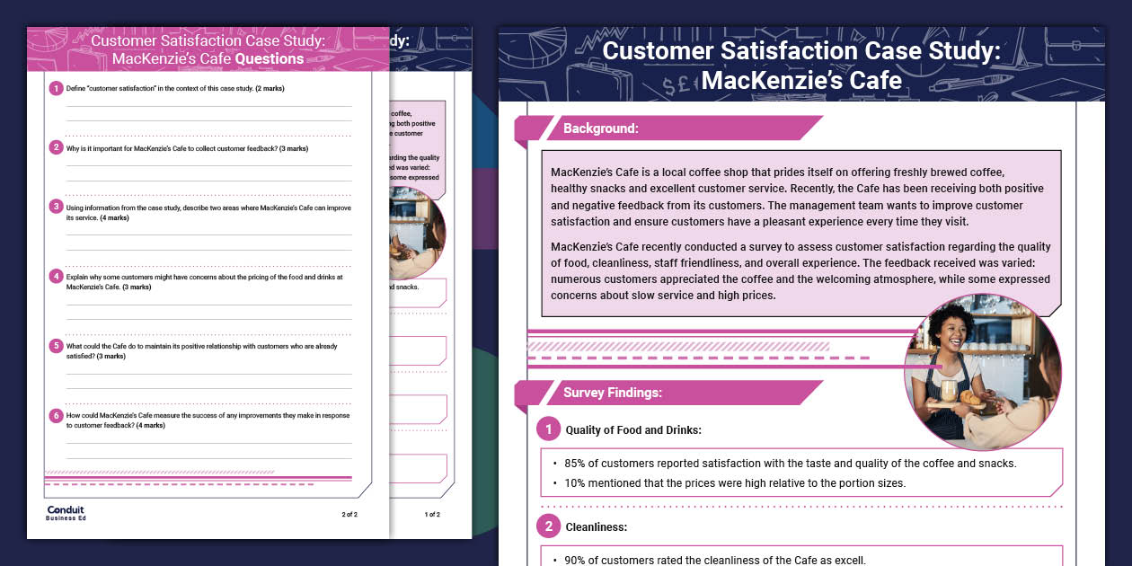 Customer Satisfaction Case Study: MacKenzie's Cafe
