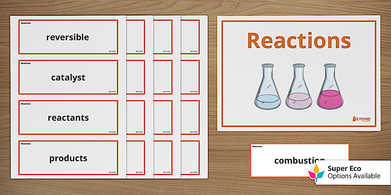 Reactions Word Wall (teacher made) - Twinkl