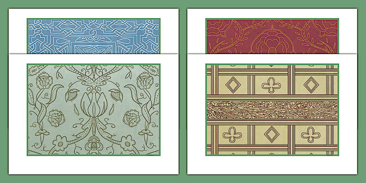 Tudor Patterns Photo Pack (Teacher-Made) - Twinkl