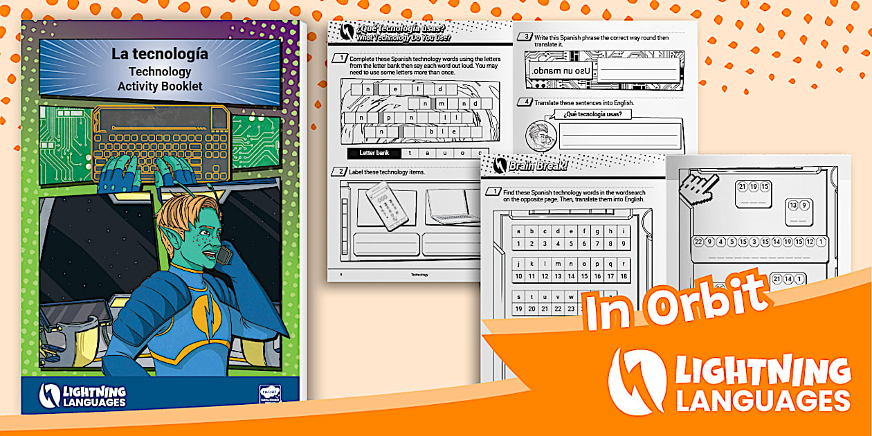 👉 Lightning Languages | Spanish | In Orbit Activity Booklet