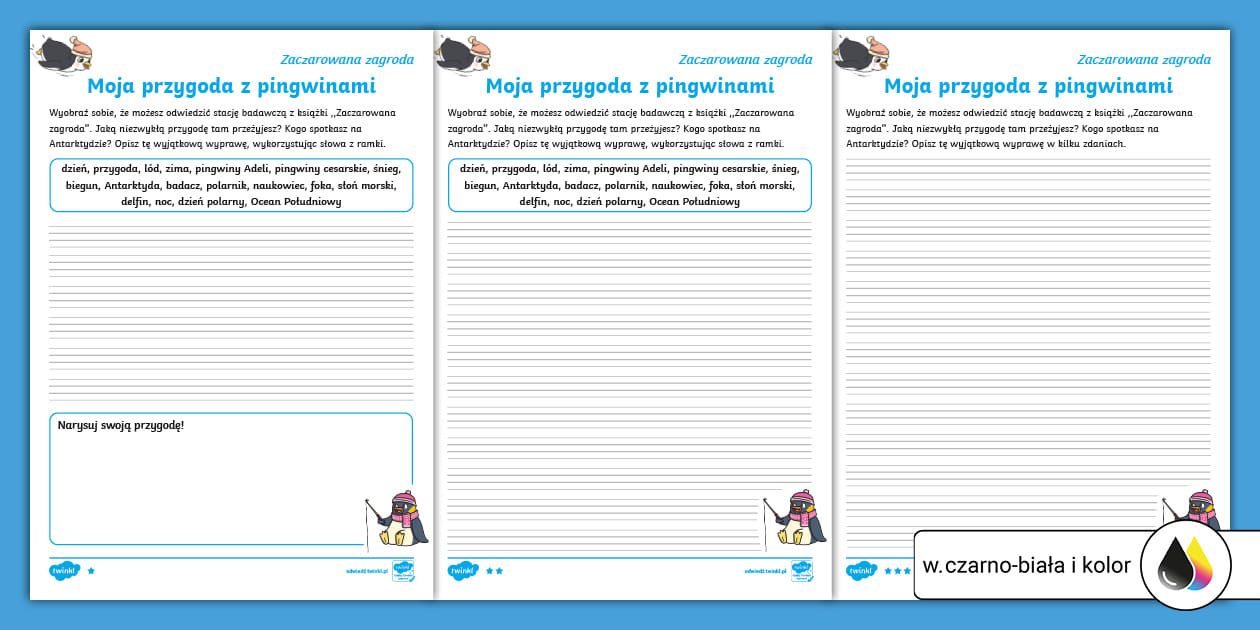 Zaczarowana zagroda | Moja przygoda z pingwinami - Twinkl