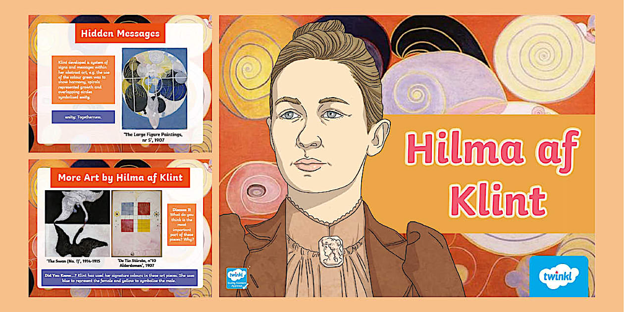 KS2 All About Hilma af Klint PowerPoint (teacher made)