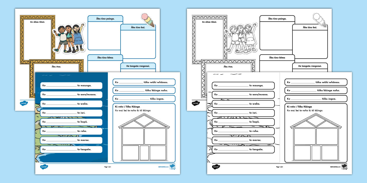 Ko Ahau Tēnei - He Pepeha He Pikitia (teacher made)