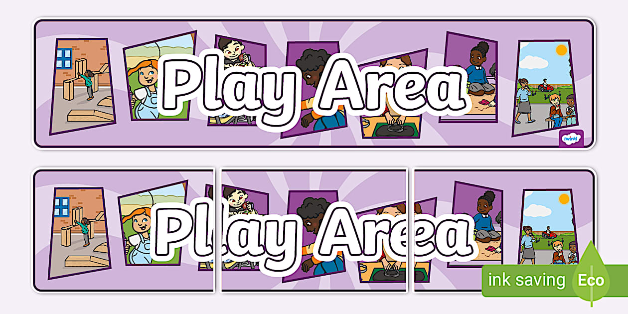 Play Area Banner (teacher made) - Twinkl