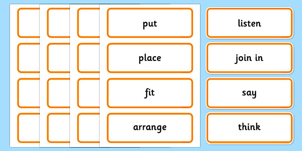 Maths Instructions Word Cards (teacher made) - Twinkl