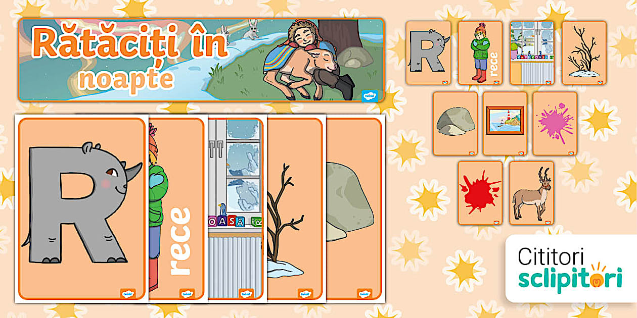 Litera R: Rătăciți în noapte – Planșe pentru metoda Diamant