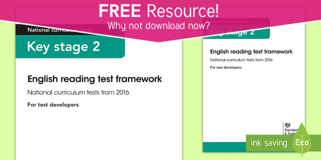DfE English Guidance | English Reading Test Framework KS2