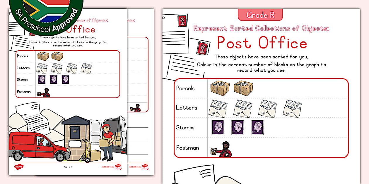 Grade R Data Handling - Represent Collections - Post Office