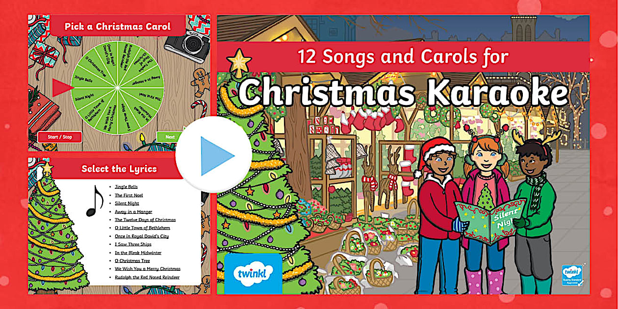 Christmas Music Activities | 12 Songs And Carols For Karaoke