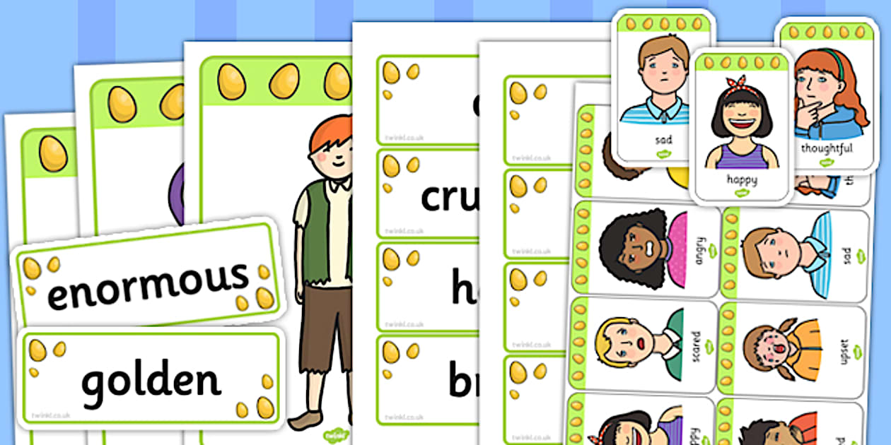 Jack and the Beanstalk Mind Map Starter Pack (teacher made)