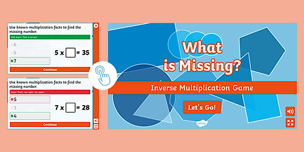 What is Missing? Inverse Multiplication Interactive Game