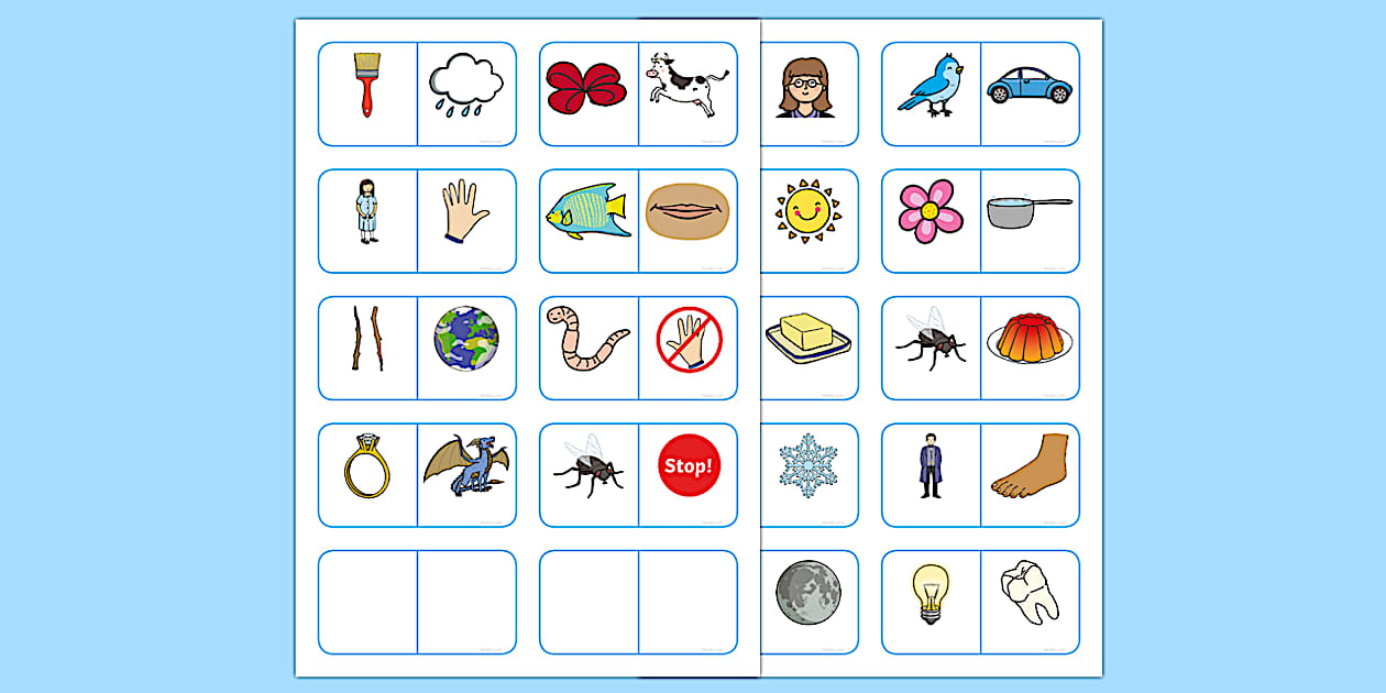 Compound Word Dominoes Game - Twinkl