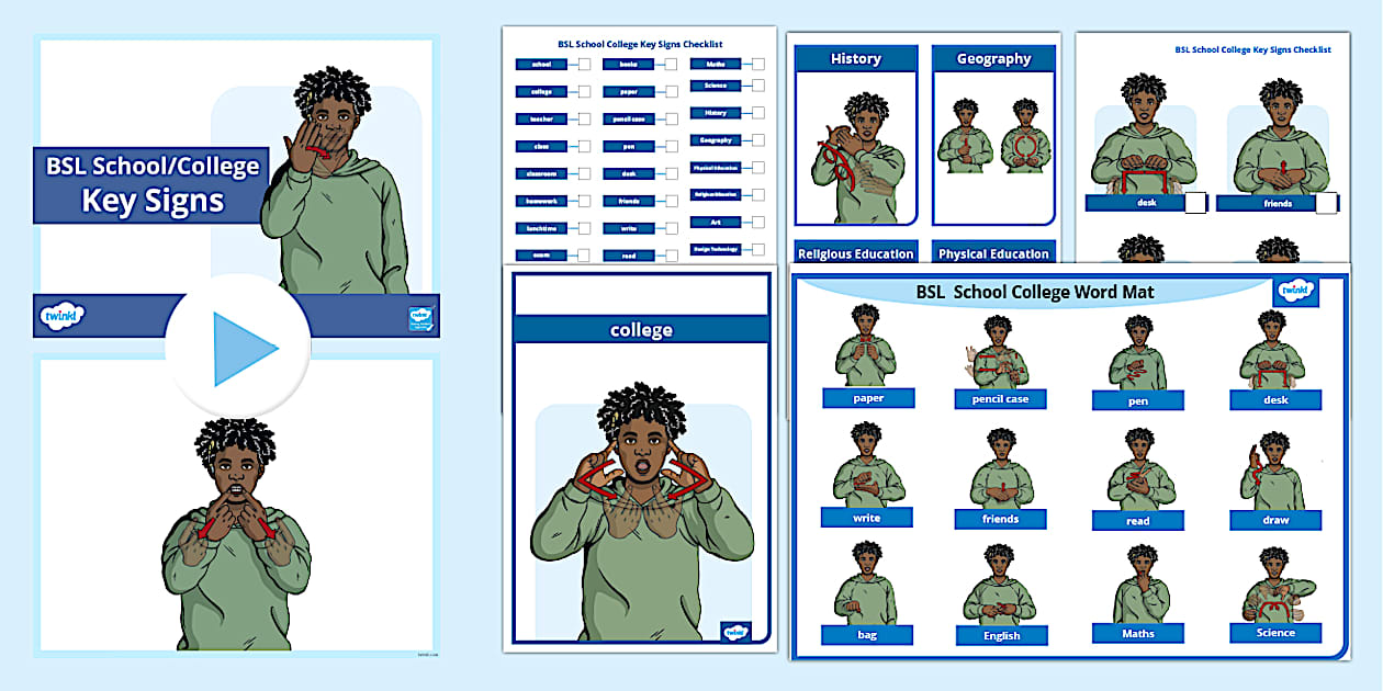 BSL Lesson in Sign Language | Twinkl Older Learners - Twinkl