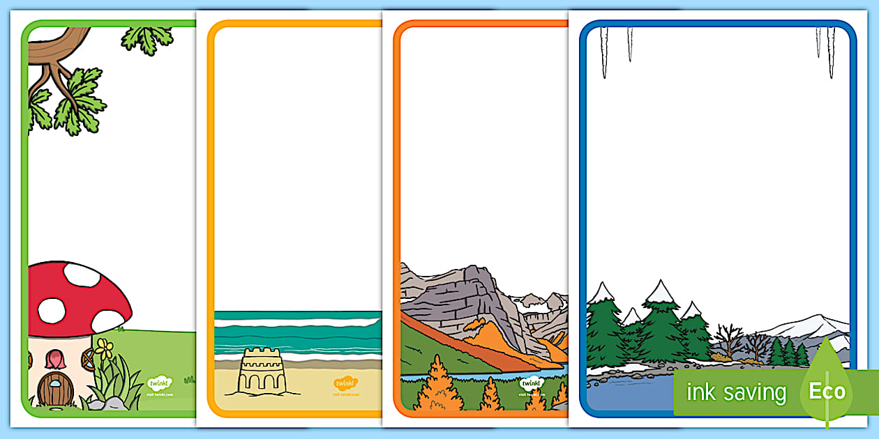 Season-Themed Editable Display Posters - Spring Themed Editable Poster