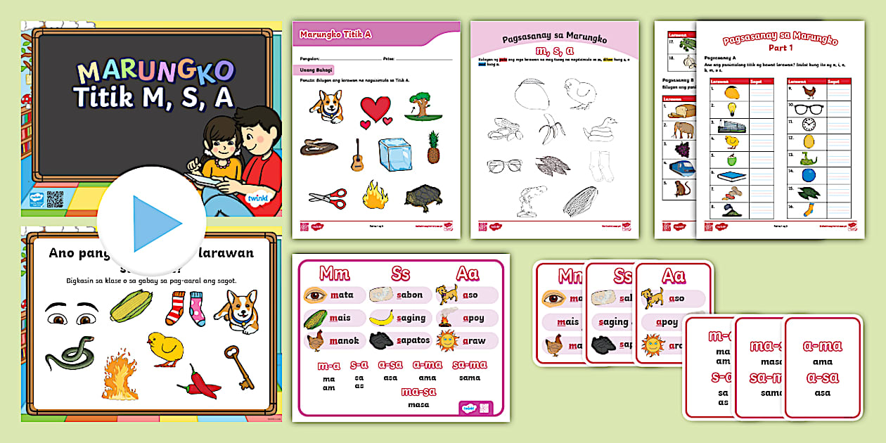 Marungko Titik A Resource Pack | Philippines | Twinkl
