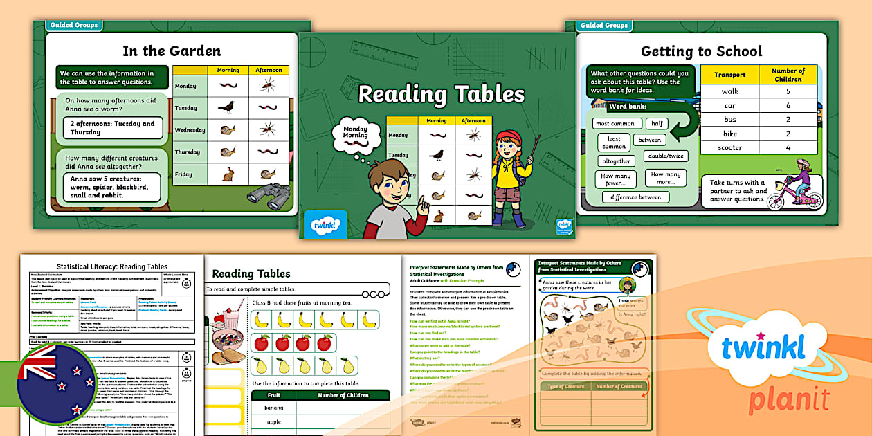 Level 1 Statistical Literacy: Interpret Statements - Twinkl