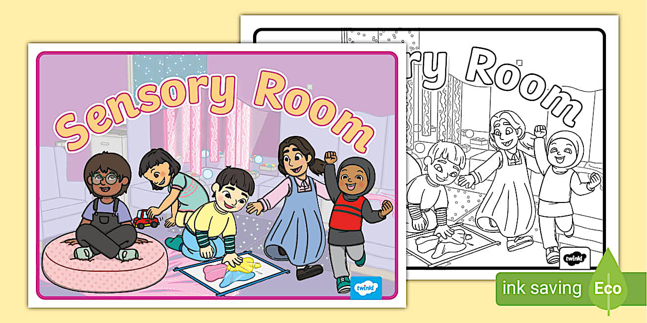 Sensory Room Display Poster (teacher made) - Twinkl