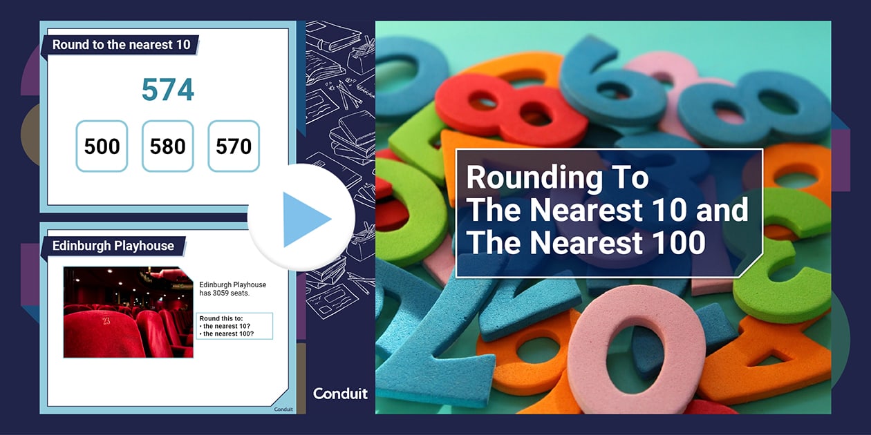 Reinforcing Rounding: Nearest 10 and 100 Activity PowerPoint