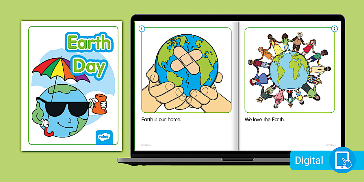 Earth Day Emergent Reader eBook (teacher made) - Twinkl