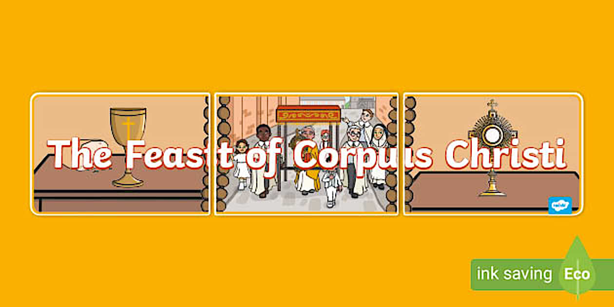 The Feast of Corpus Christi Banner - Twinkl