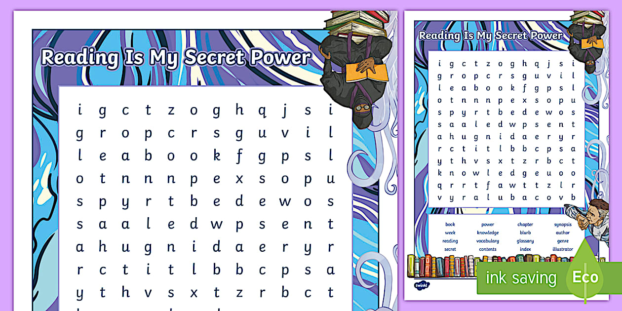 Book Week Word Search