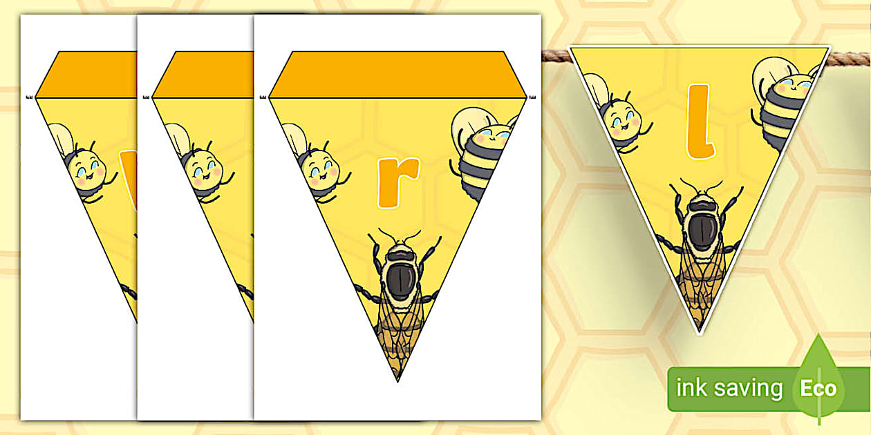 World Bee Day Display Bunting