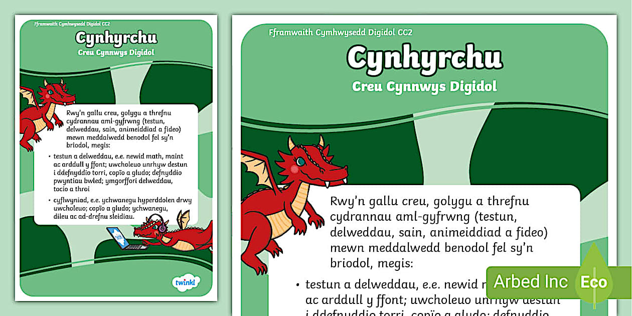 FfCD: Cynhyrchu - Creu Cynnwys Digidol - Cam Cynnydd 2
