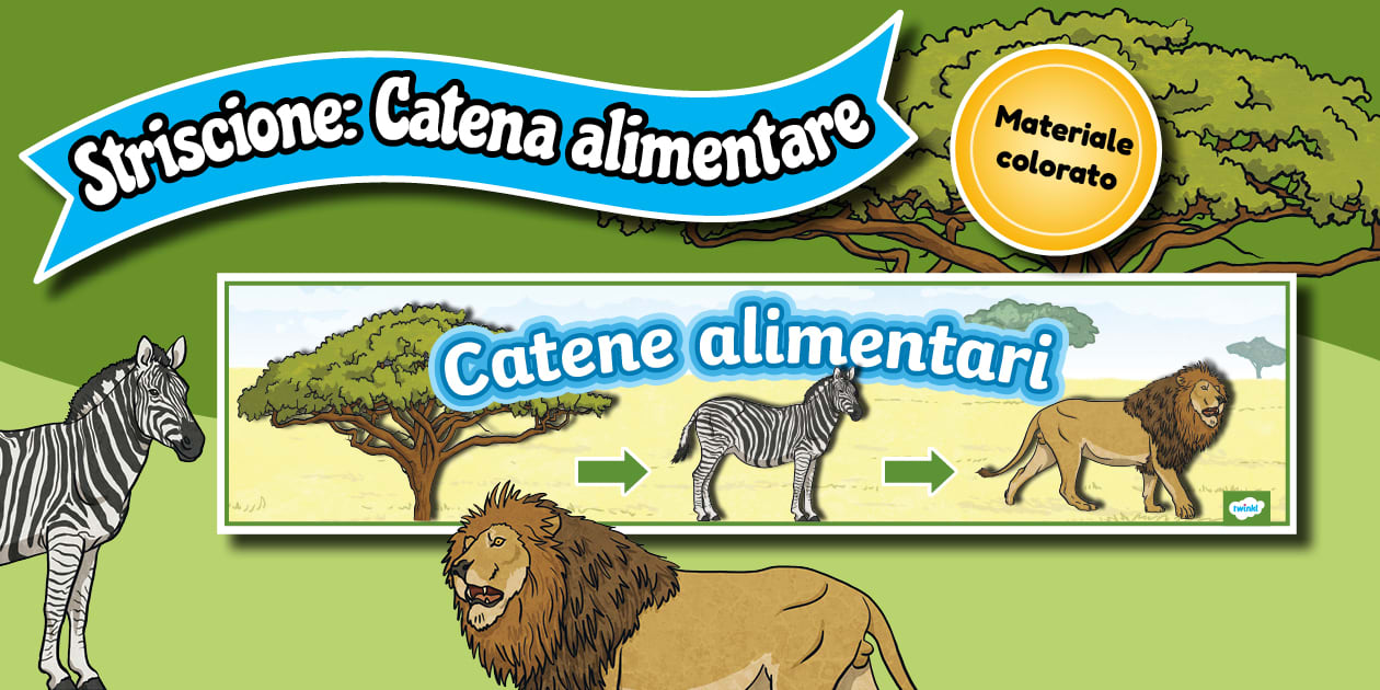 Striscione: Catena alimentari