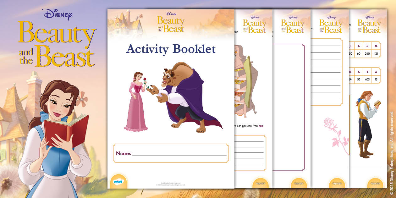 Beauty and the Beast: Activity Booklet [Ages 7-11]