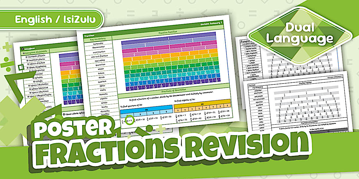 Fractions Revision Summary 2